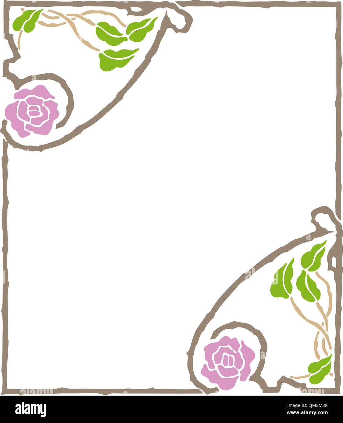 Baroque border frame hi-res stock photography and images - Alamy