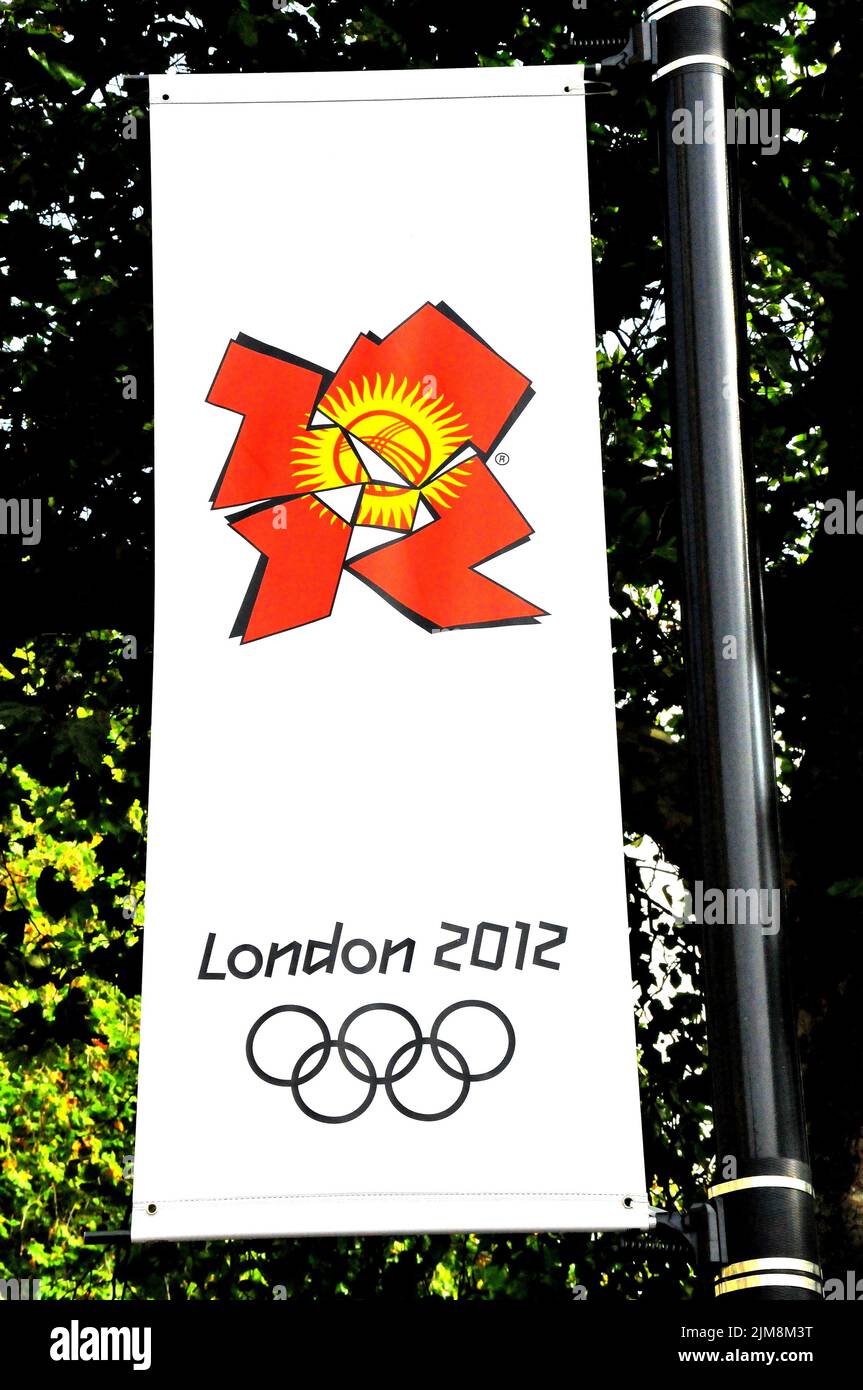 London 2012 Olympic banner Stock Photo - Alamy