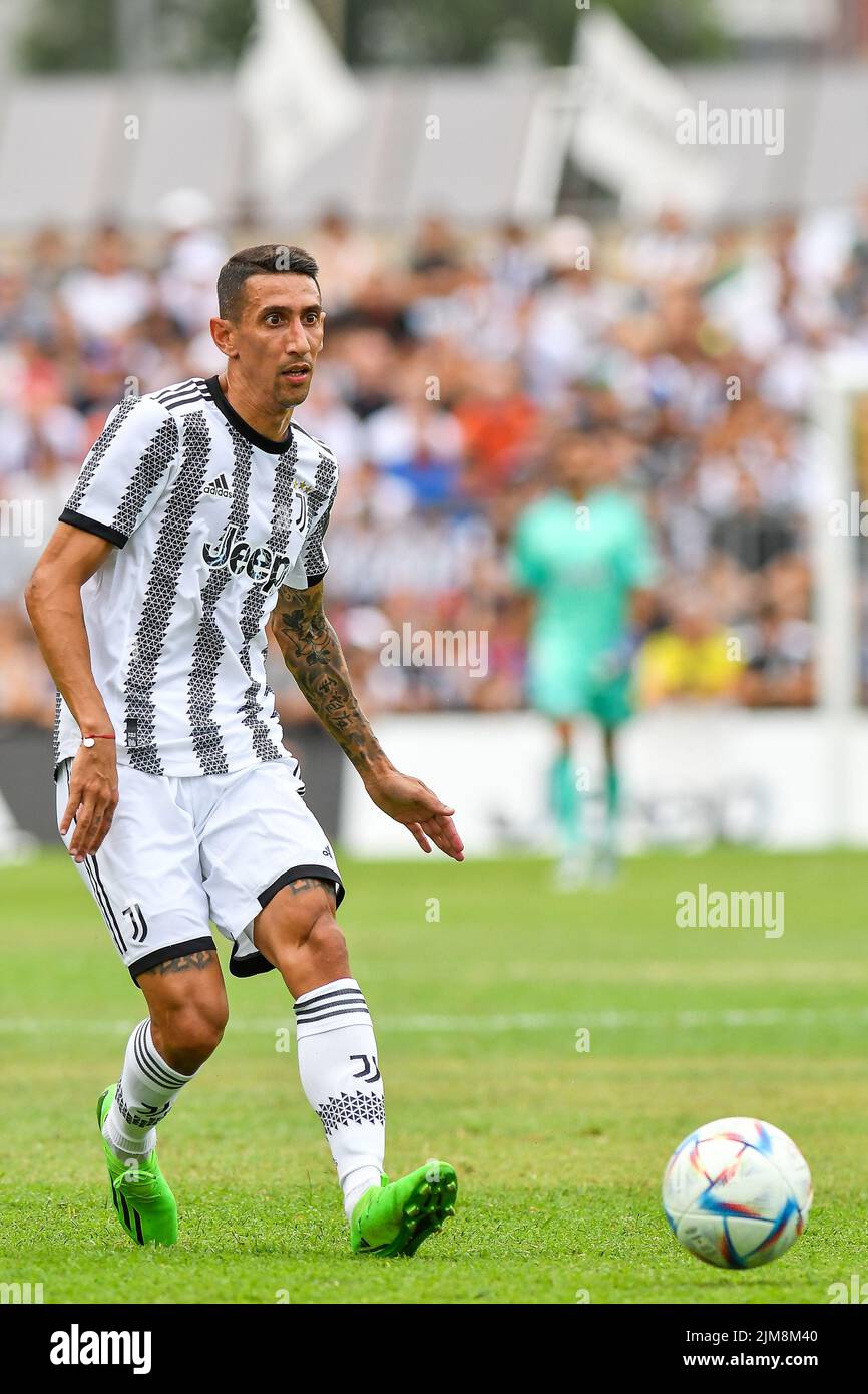 Angel Di Maria of Juventus FC in action during the Pre-season Friendly ...
