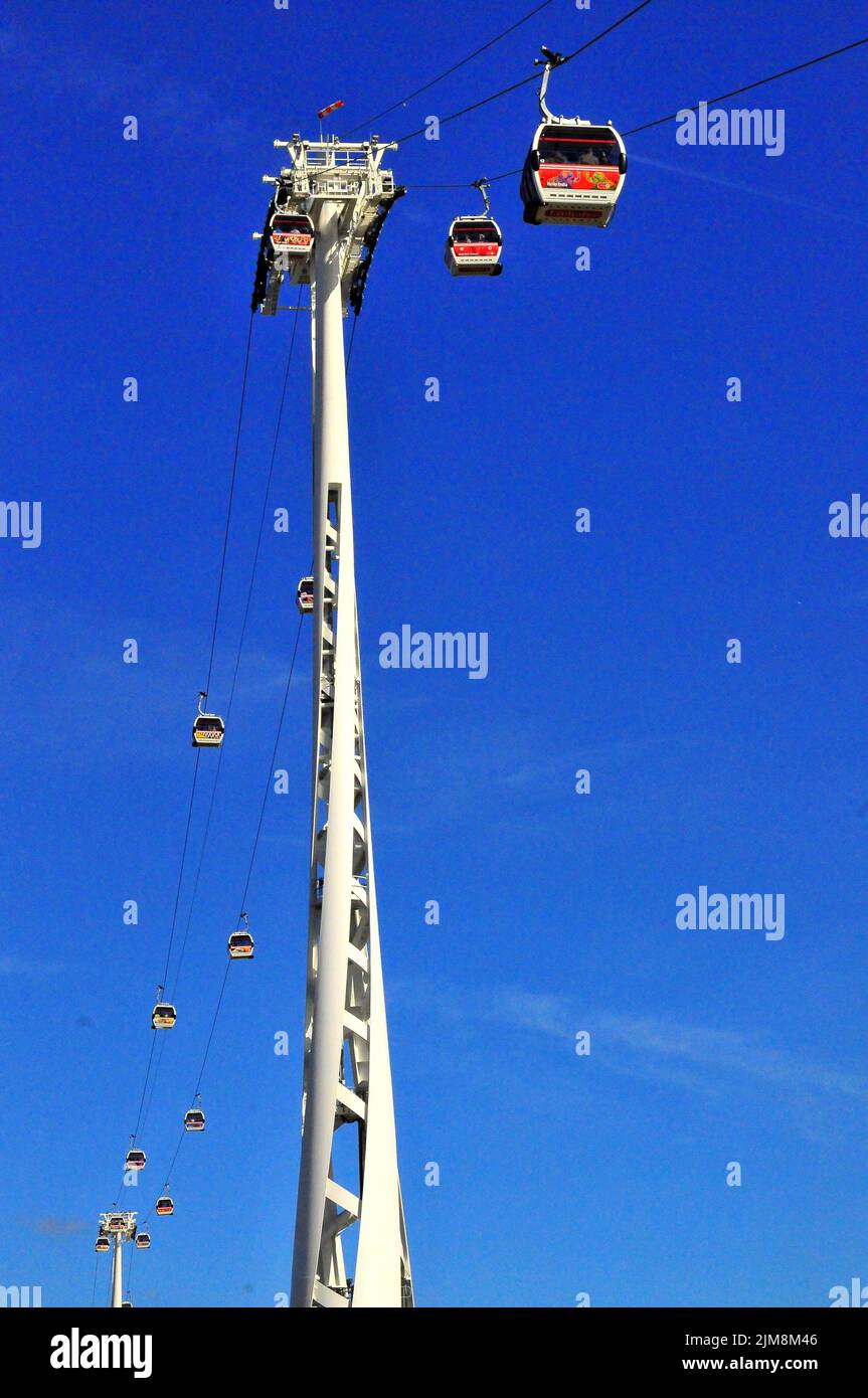 London cable cars Stock Photo - Alamy