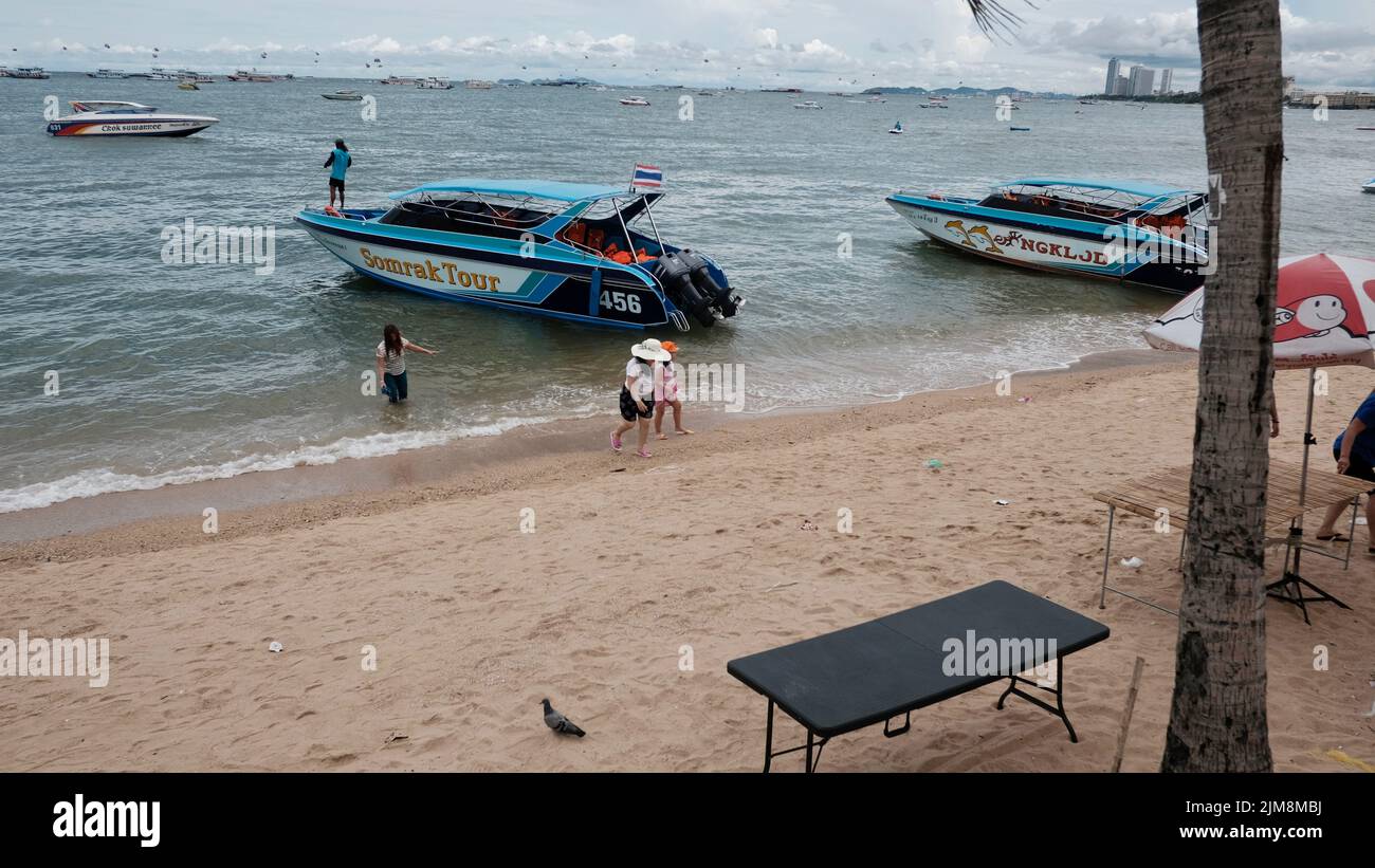 Pattaya Beach Thailand Shoreline of the Gulf of Thailand Stock Photo ...