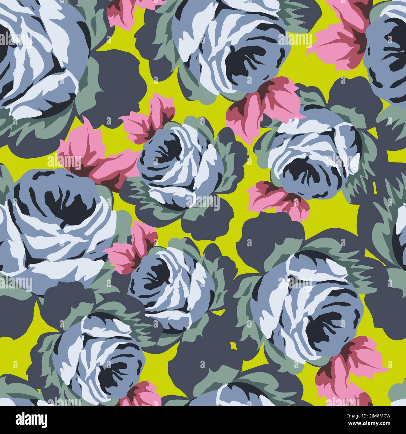 Rose pattern hi-res stock photography and images - Alamy