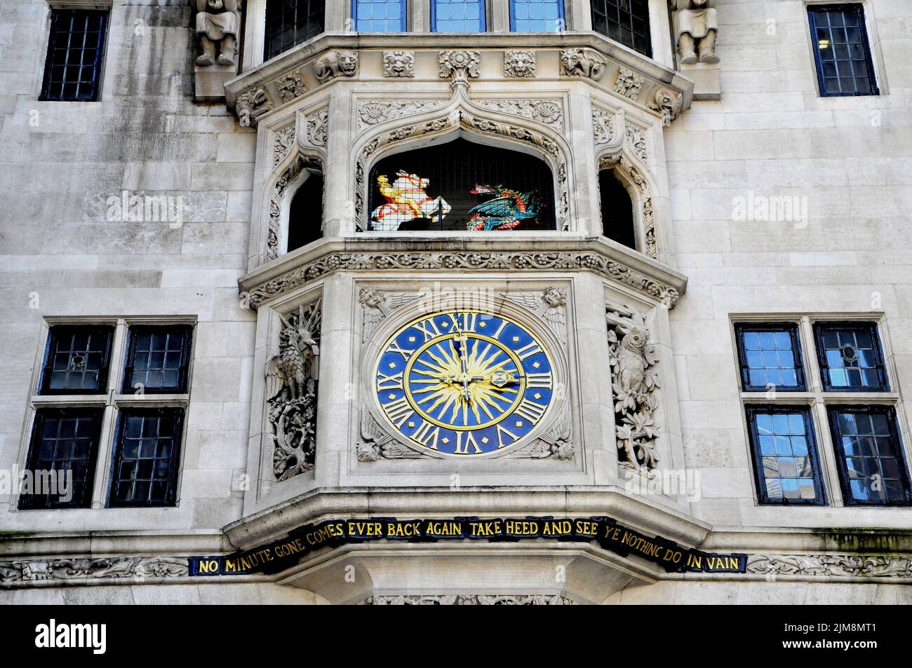 Liberty store clock London Stock Photo - Alamy