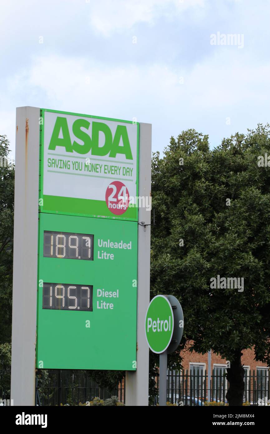 UK Fuel Prices Stock Photo - Alamy
