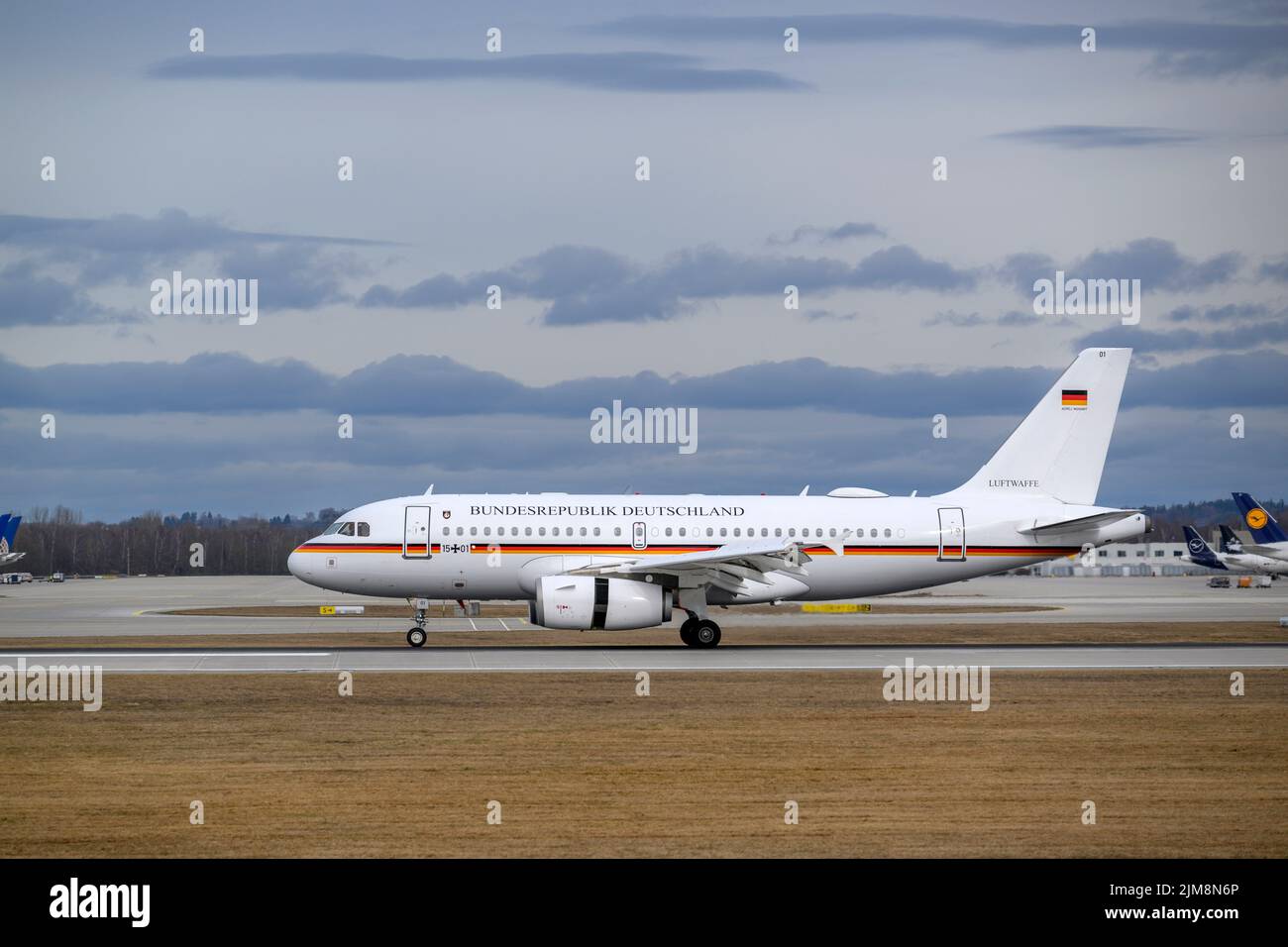 Munich, Germany - February 20. 2022 : German Air Force Airbus A319-133 ...