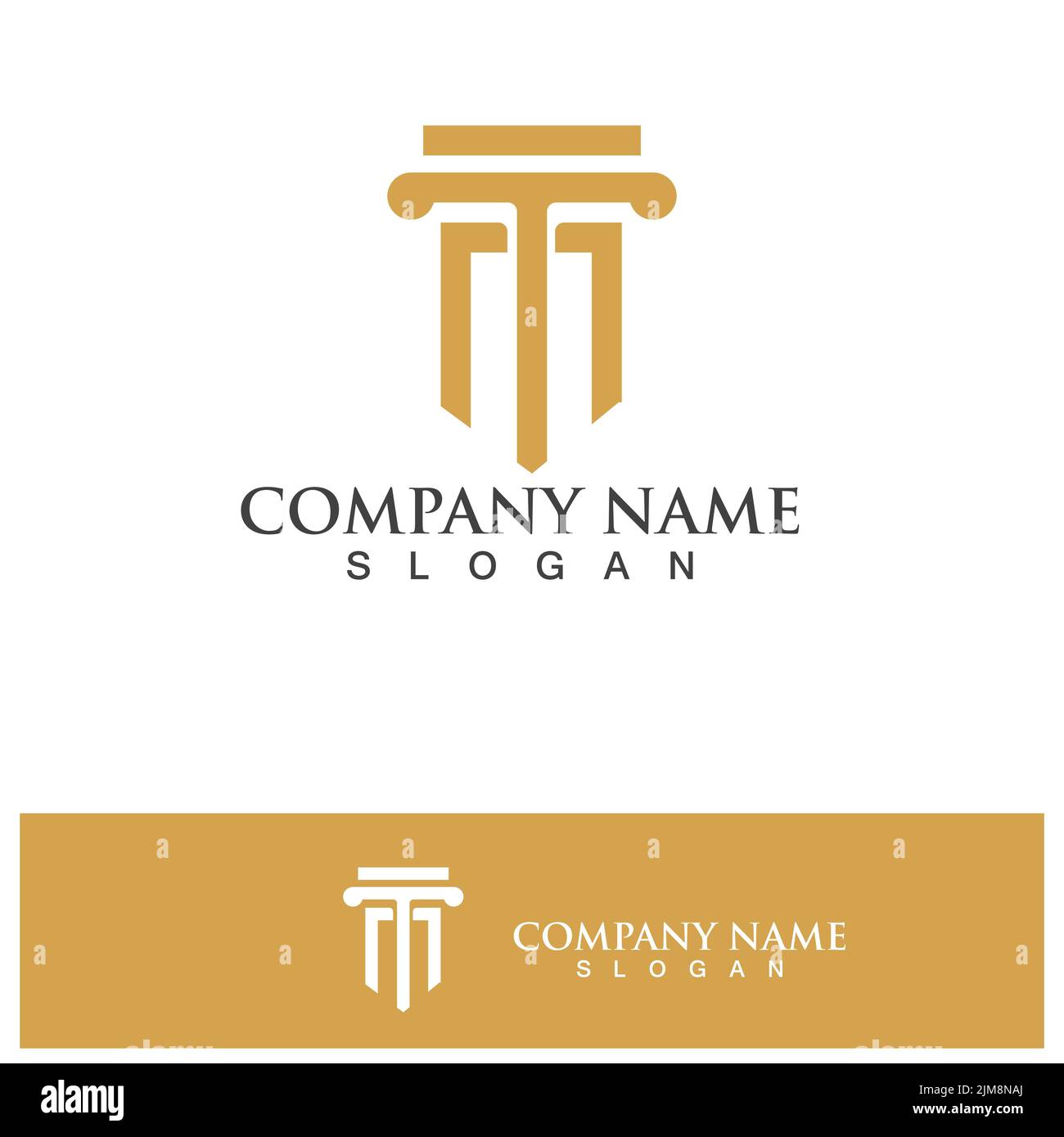 Law Firm logo and icon design template-vector Stock Vector Image & Art ...