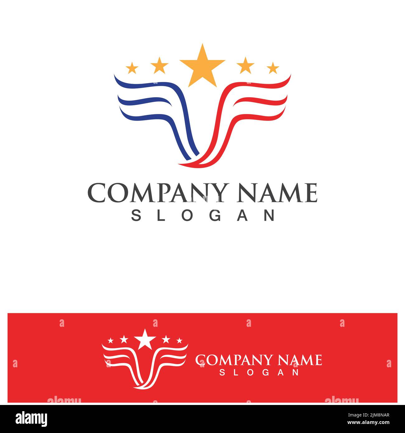 Wing falcon bird Logo Template vector Stock Vector Image & Art - Alamy