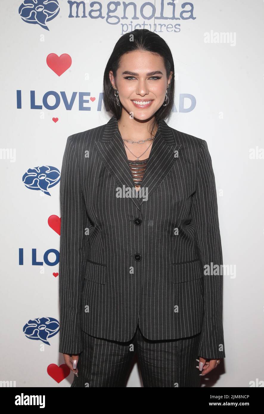 4 August 2022 - Los Angeles, California - Jess Adams,. Los Angeles Red ...