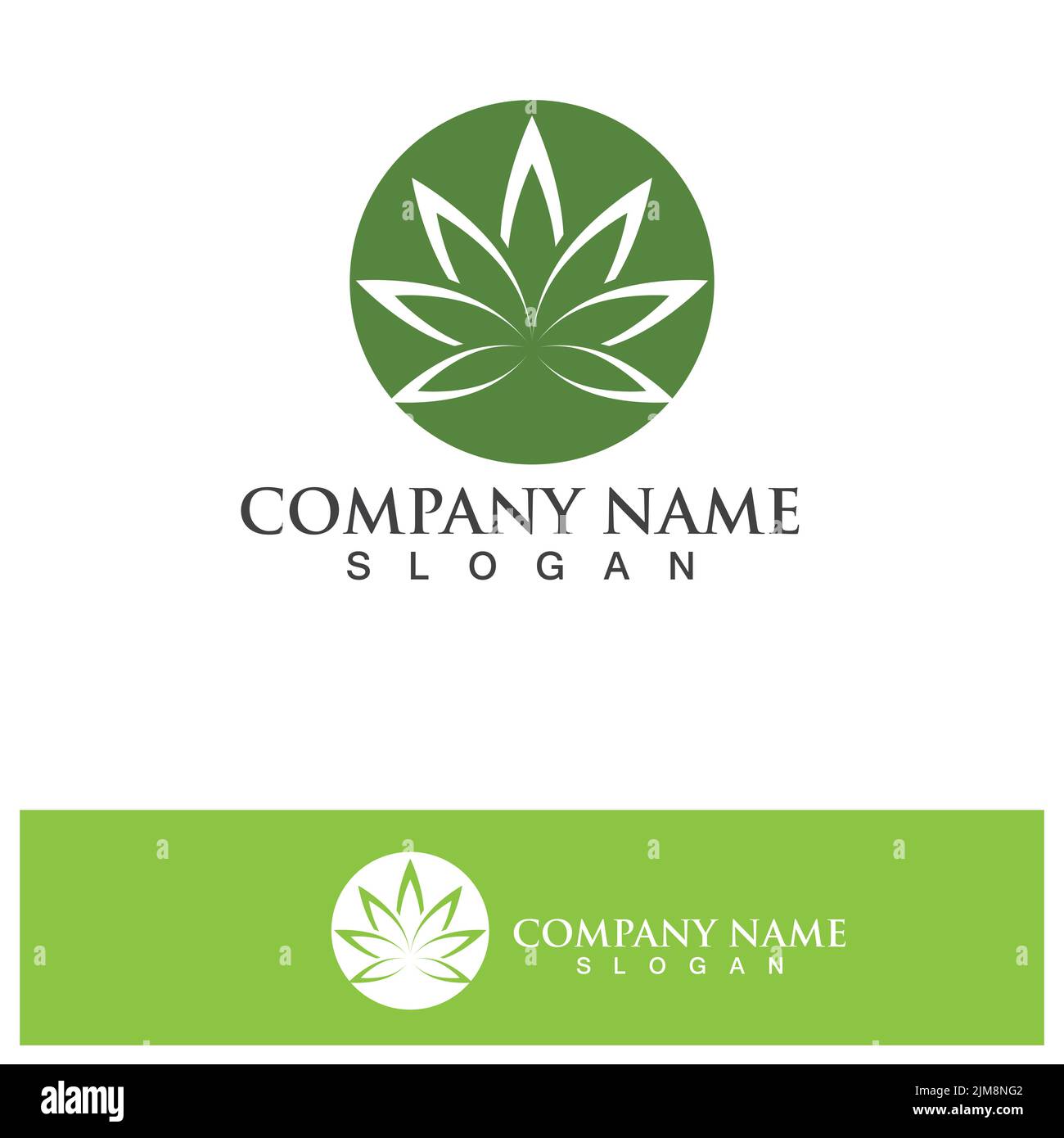 Beautiful cannabis leaf isolated Stock Vector Images - Alamy
