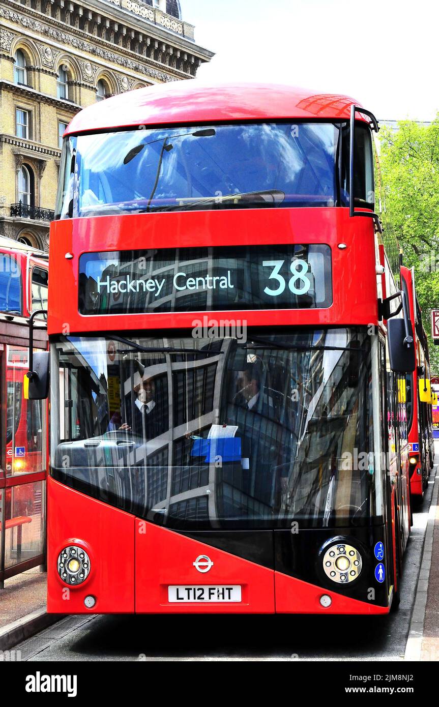 New routemaster bus Stock Photo - Alamy