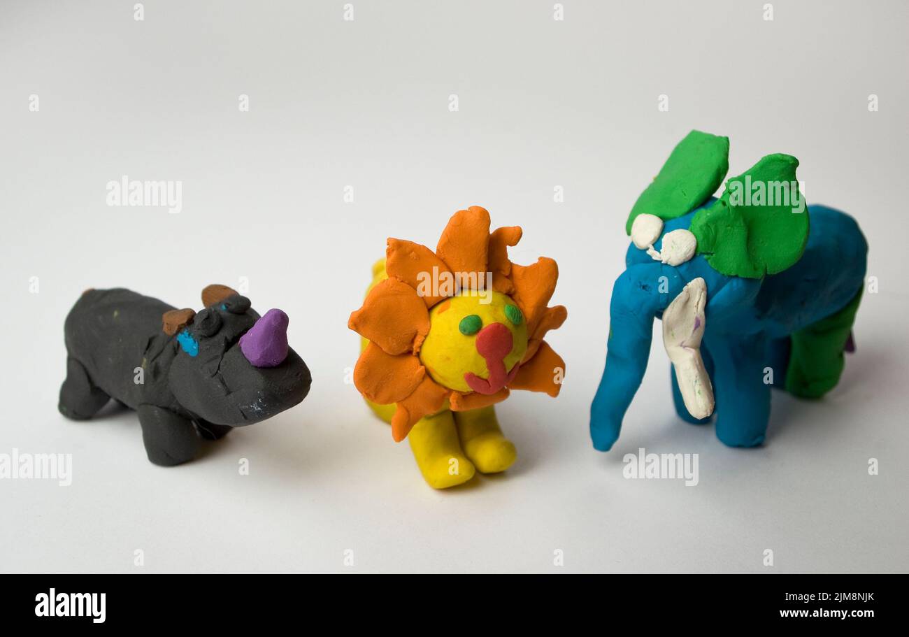 Plasticine animals hi-res stock photography and images - Alamy