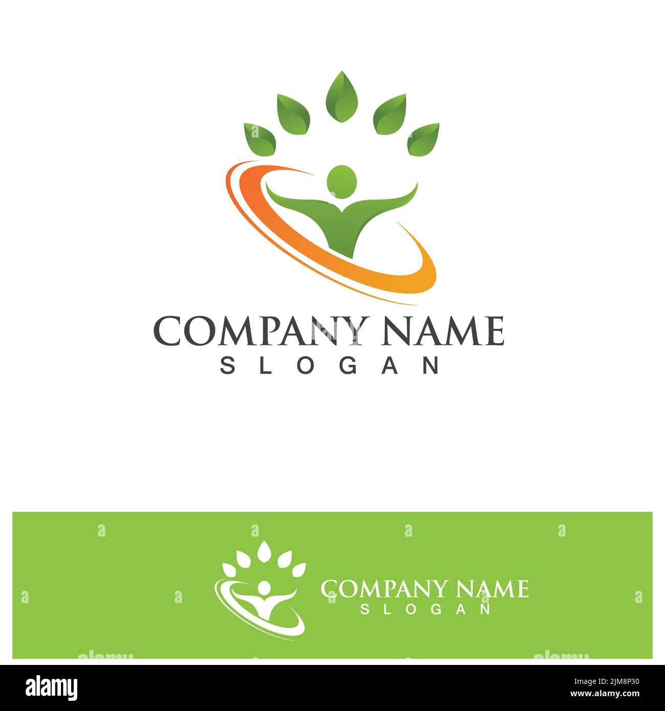 Health People Logo Vector illustration Design Template Stock Vector ...