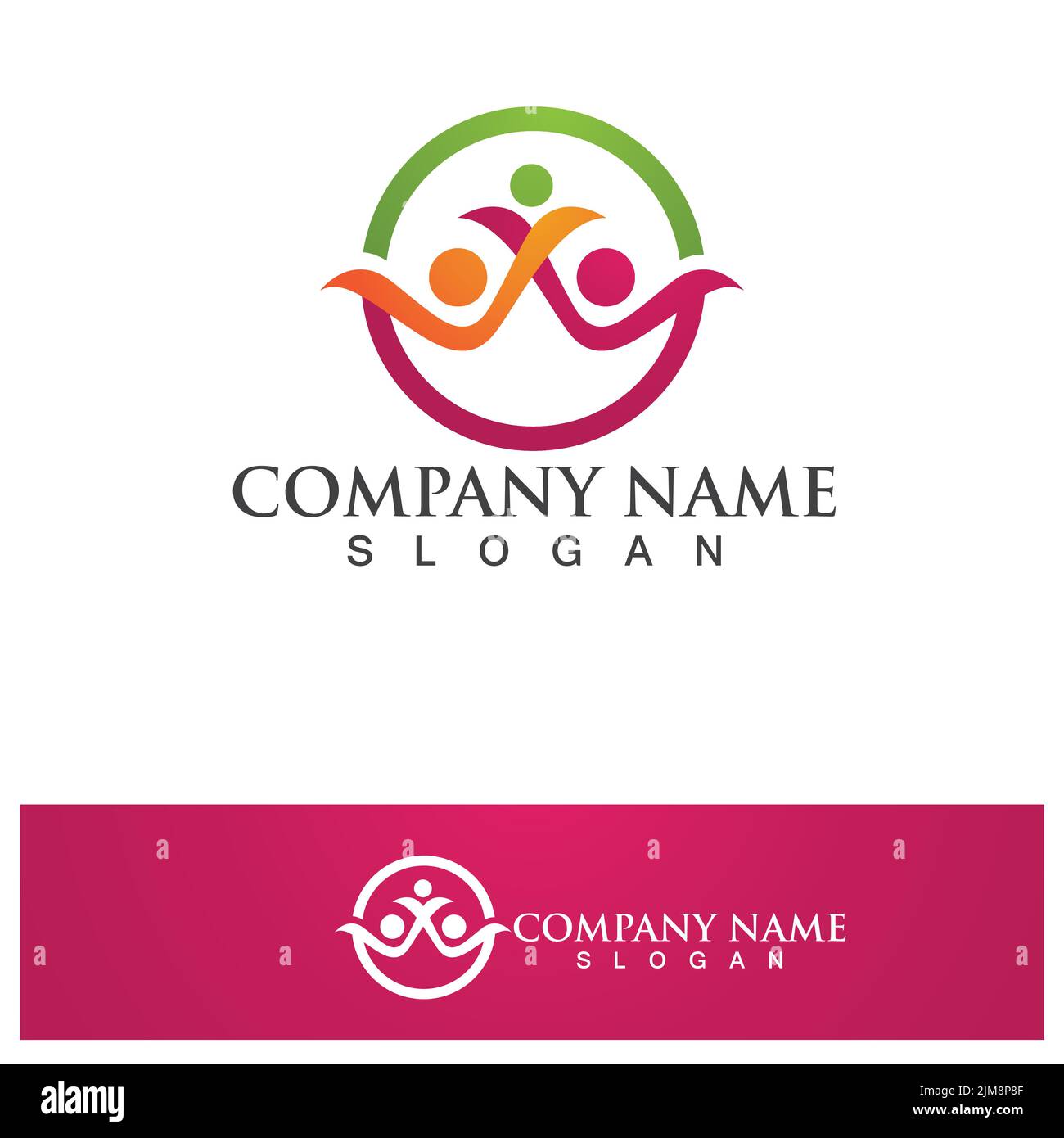 Adoption children logo and symbol health Stock Vector Image & Art - Alamy