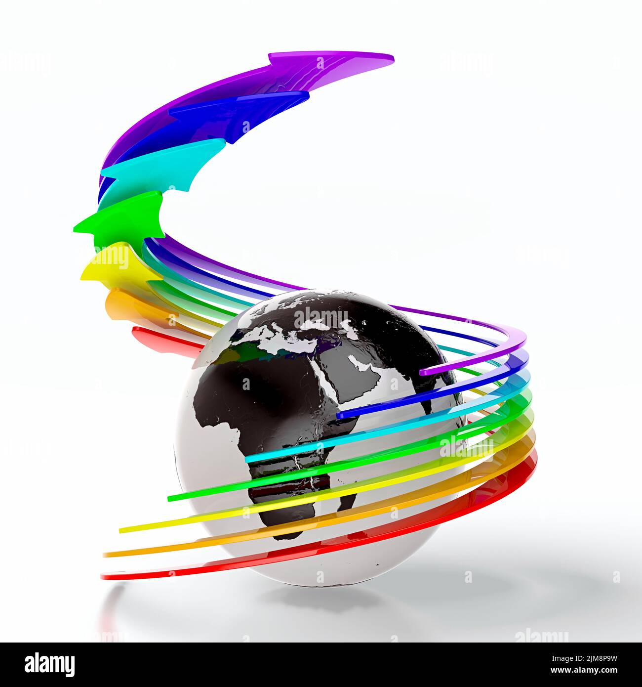 Rainbow arrow hi-res stock photography and images - Alamy