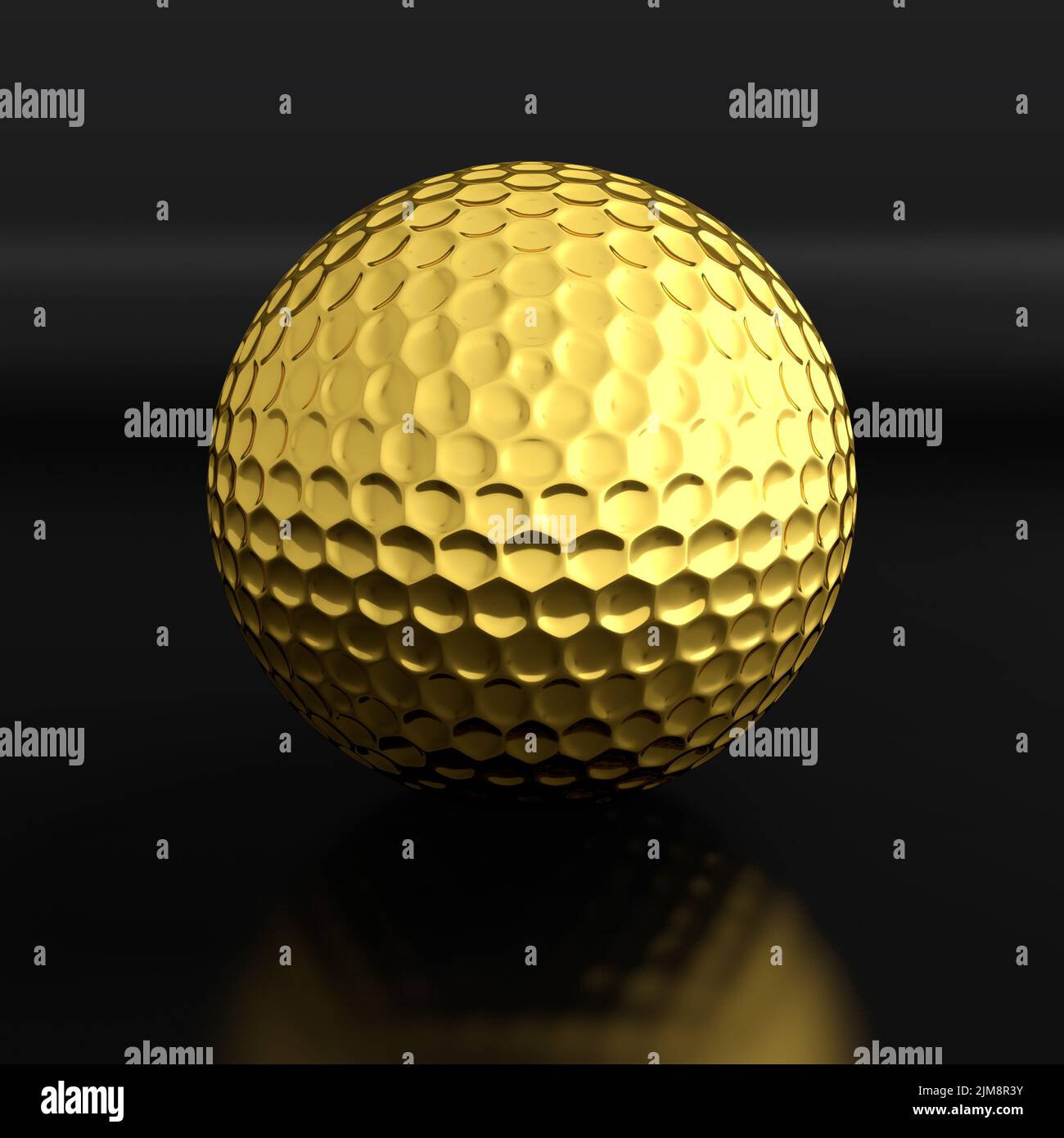 Golf ball reflection on black hi-res stock photography and images - Alamy