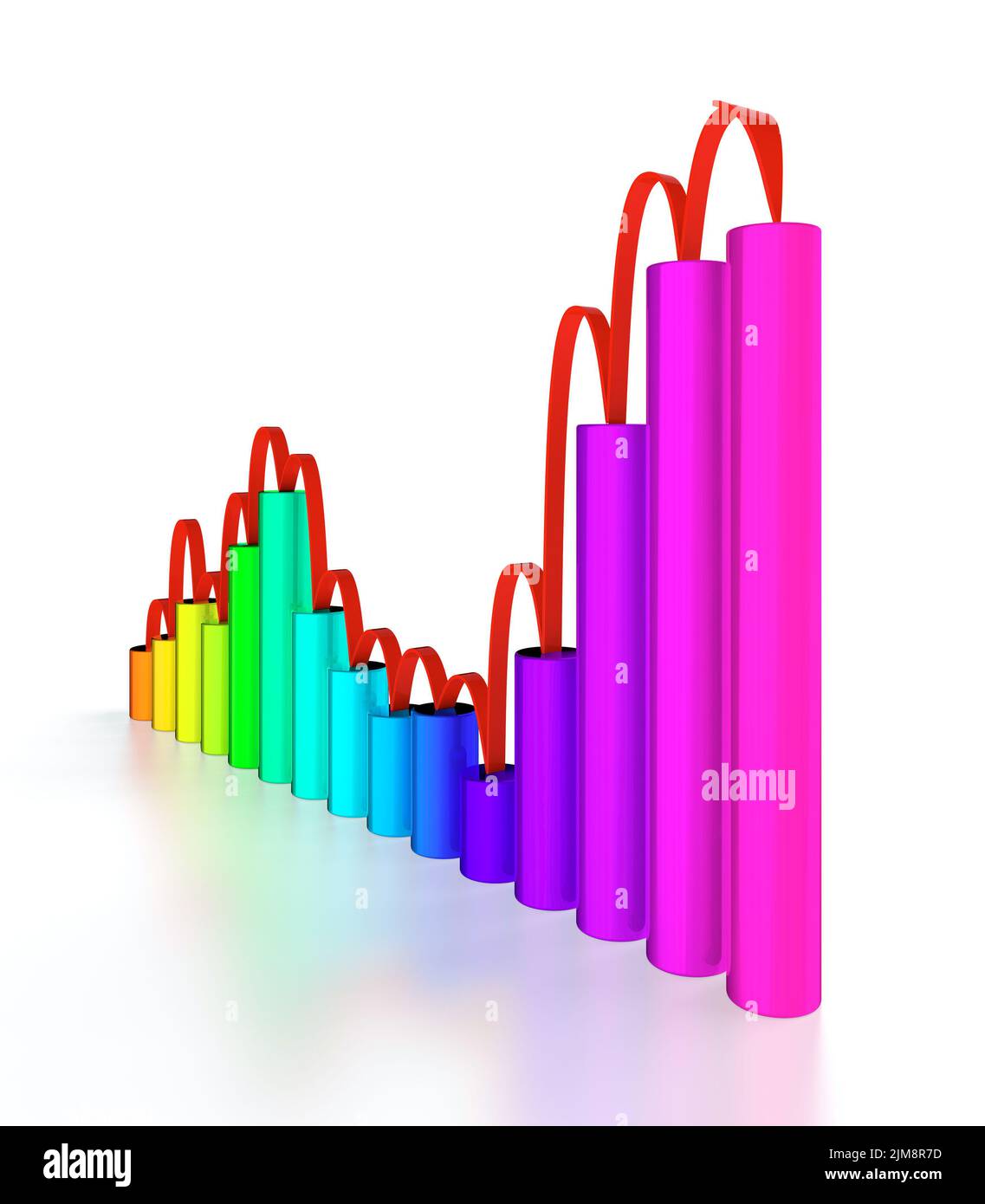 Graph business loss hi-res stock photography and images - Alamy