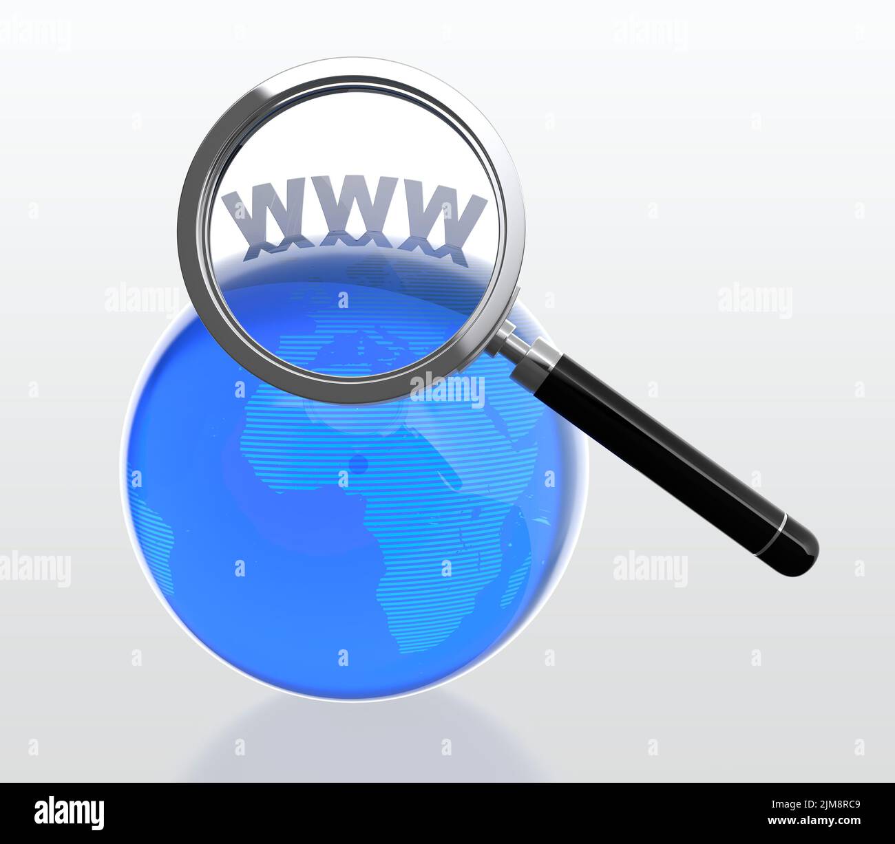 Searching for web address Stock Photo - Alamy