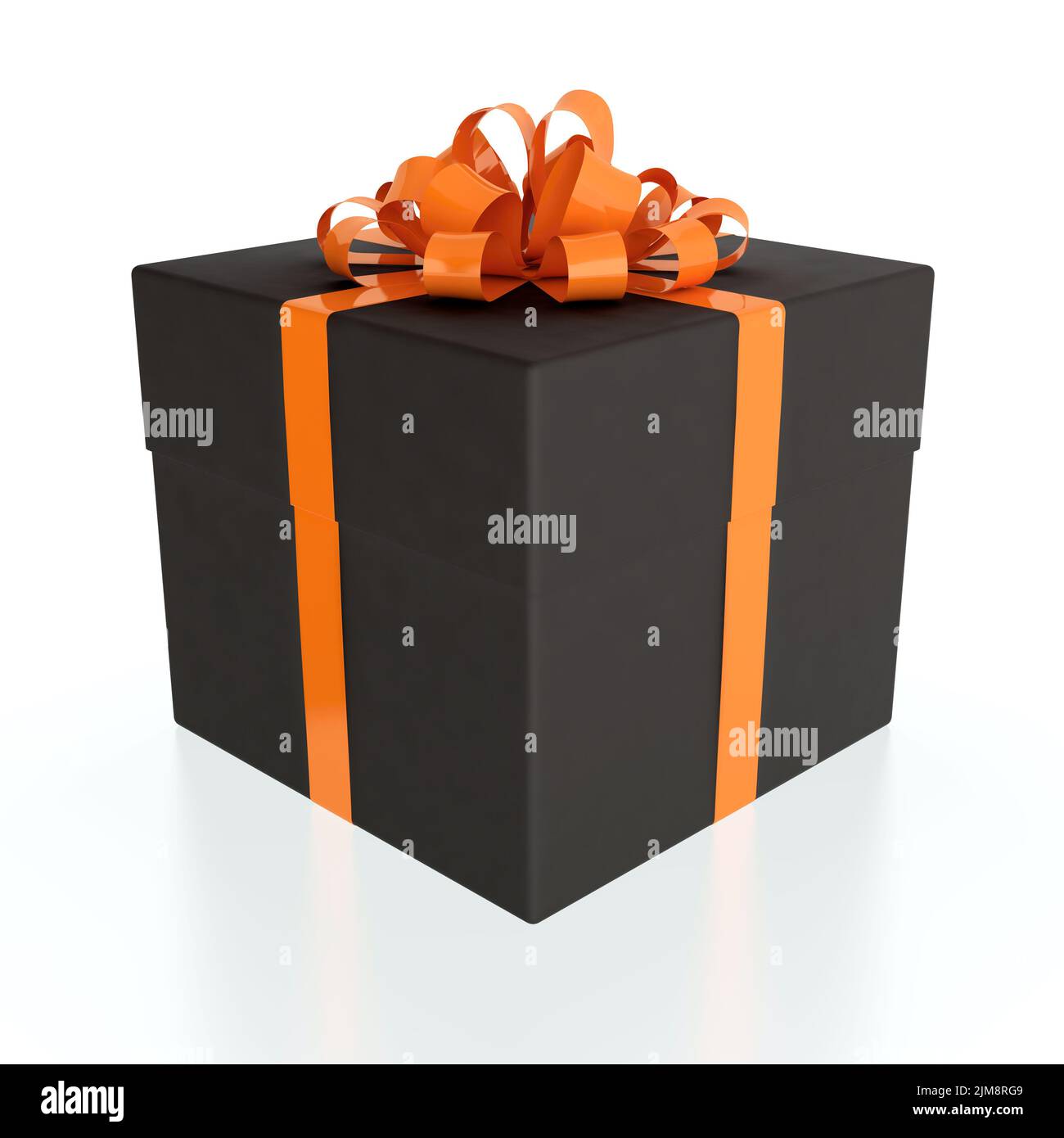 Black gift box Stock Photo - Alamy