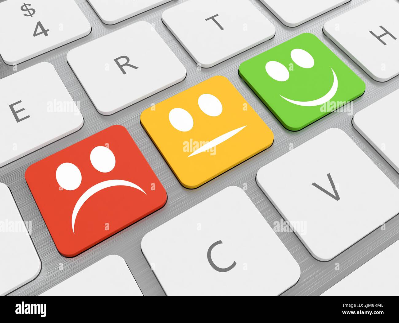 Smiles on keyboard Stock Photo - Alamy