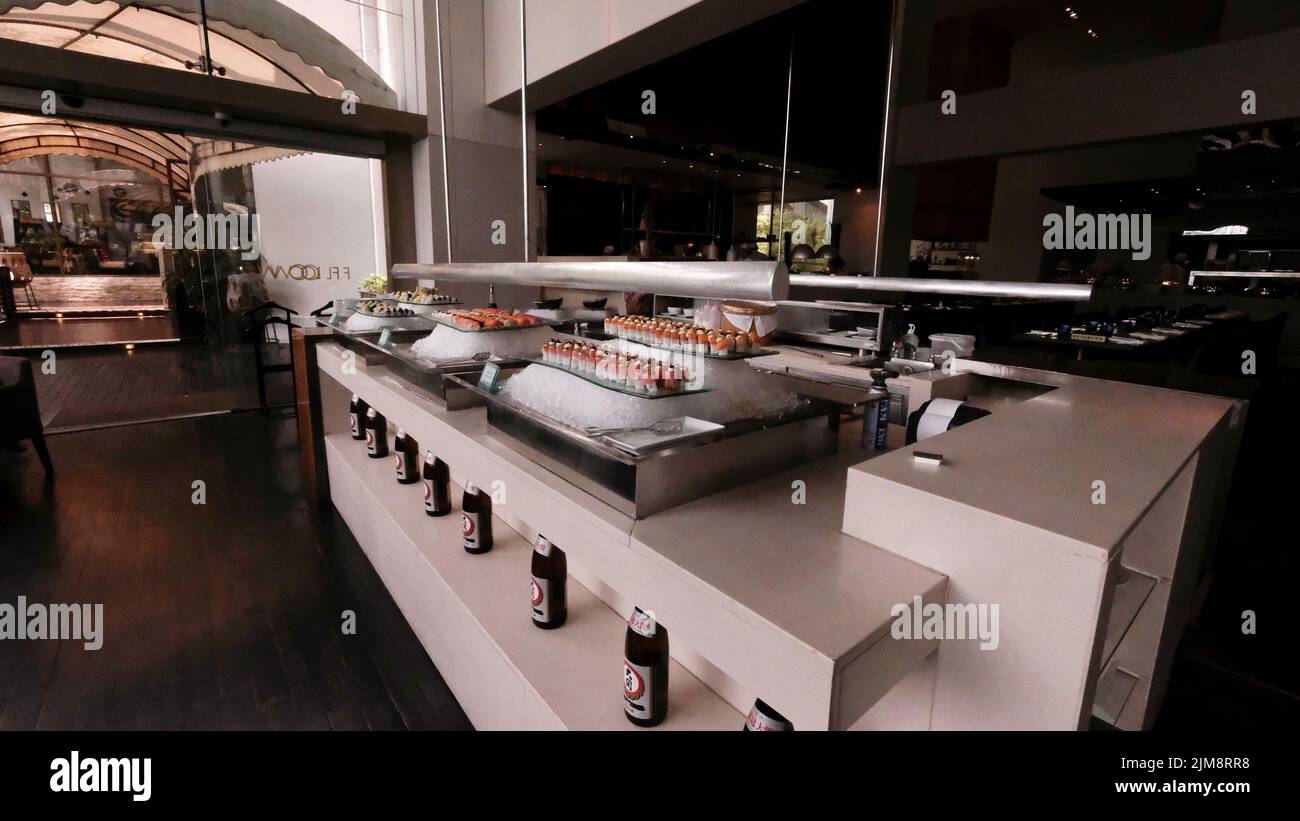 Marriott Marquis Queen's Park Upscale Lunch Buffet Bangkok Stock Photo ...