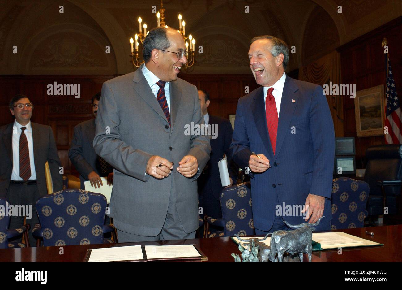 Office of the Secretary - EGYPTIAN TRADE MINISTER WITH SECRETARY DONALD ...