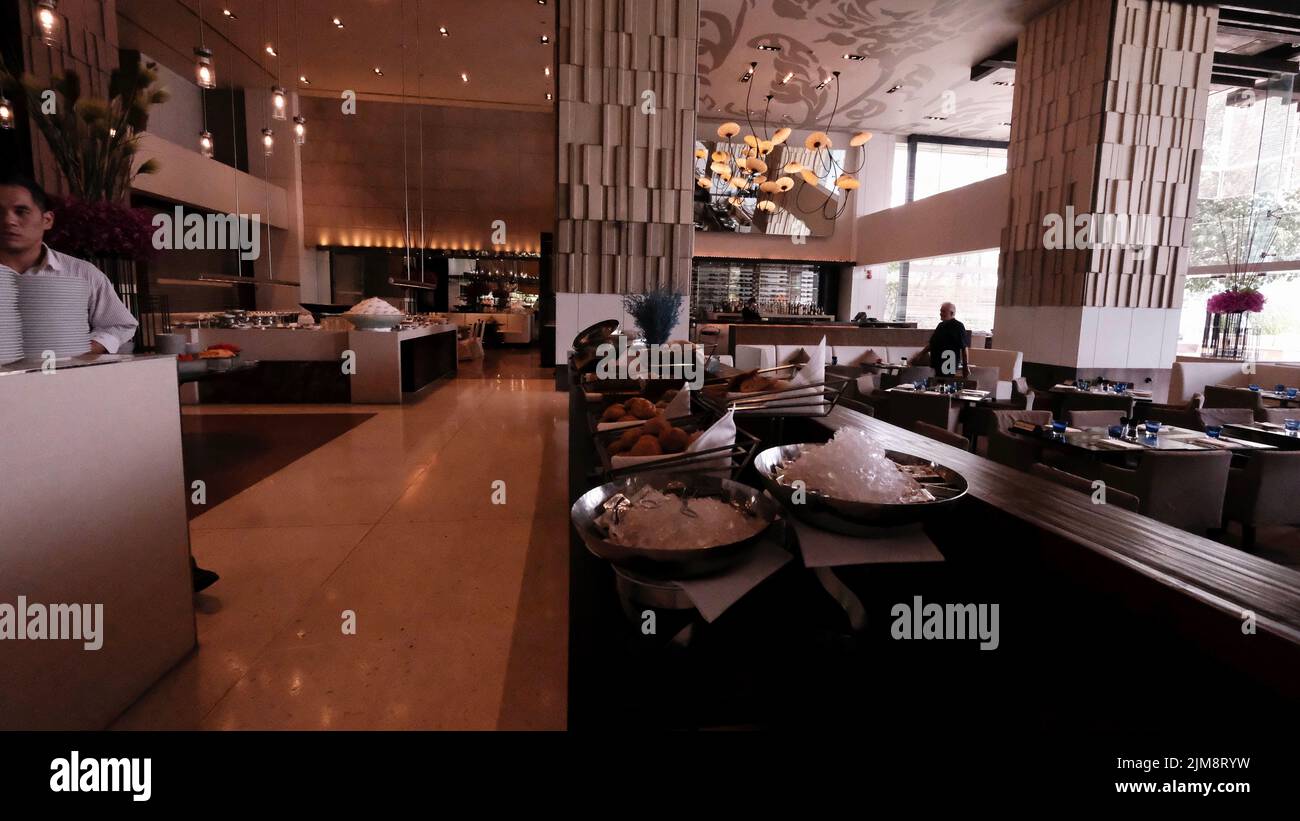 Marriott Marquis Queen's Park Upscale Lunch Buffet Bangkok Stock Photo ...