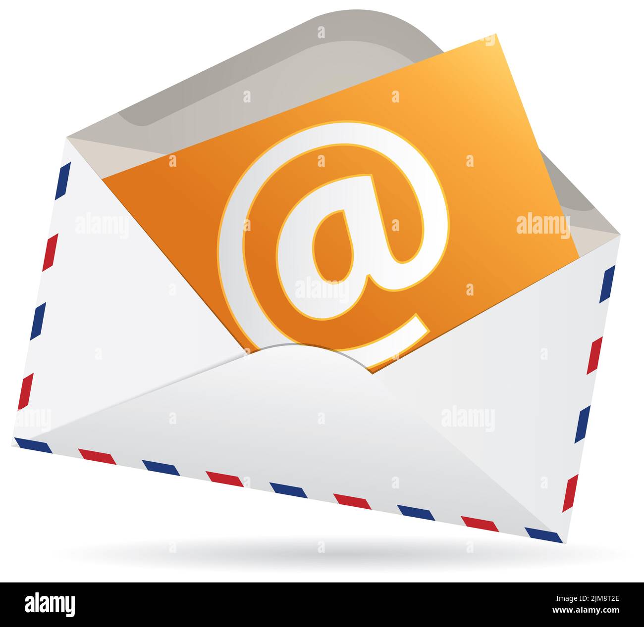 Email subscription communication icon Cut Out Stock Images & Pictures ...