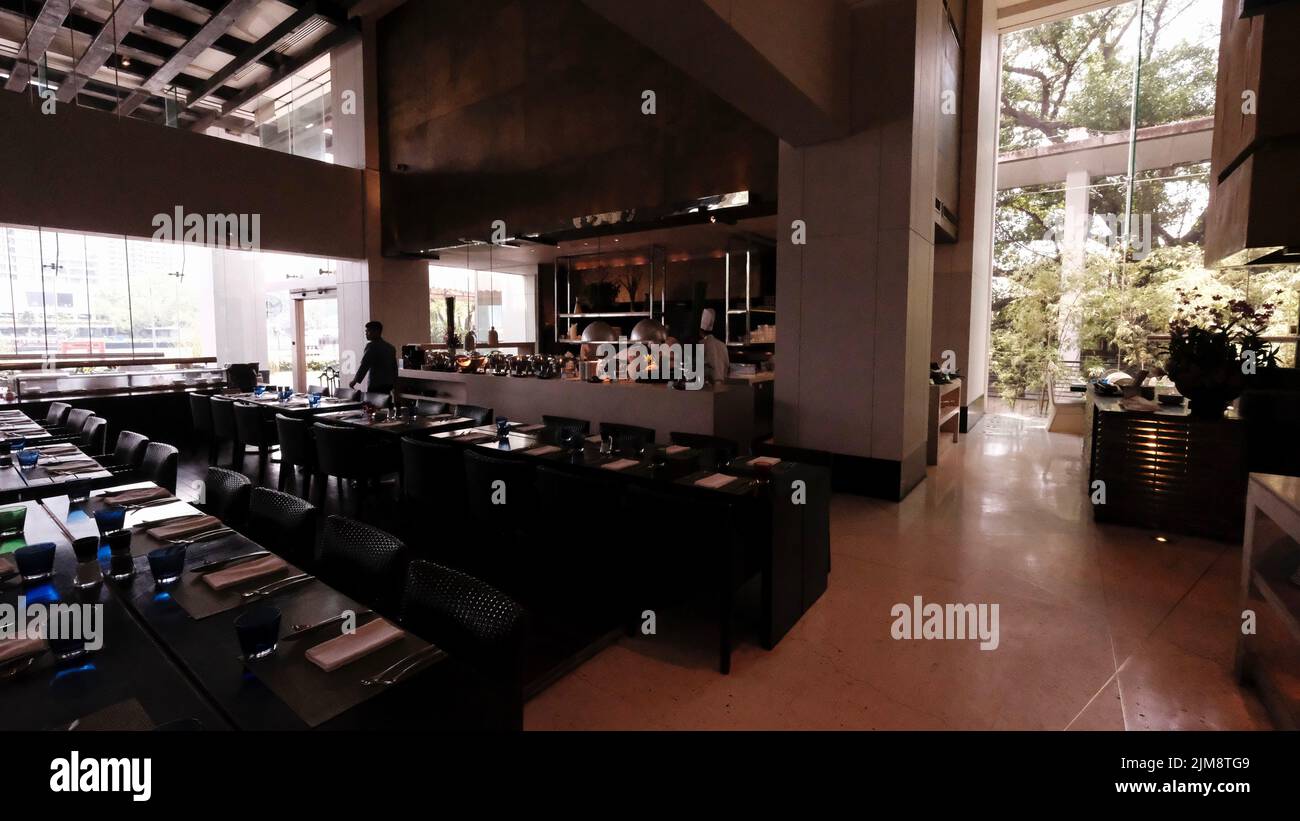 Marriott Marquis Queen's Park Upscale Lunch Buffet Bangkok Stock Photo ...
