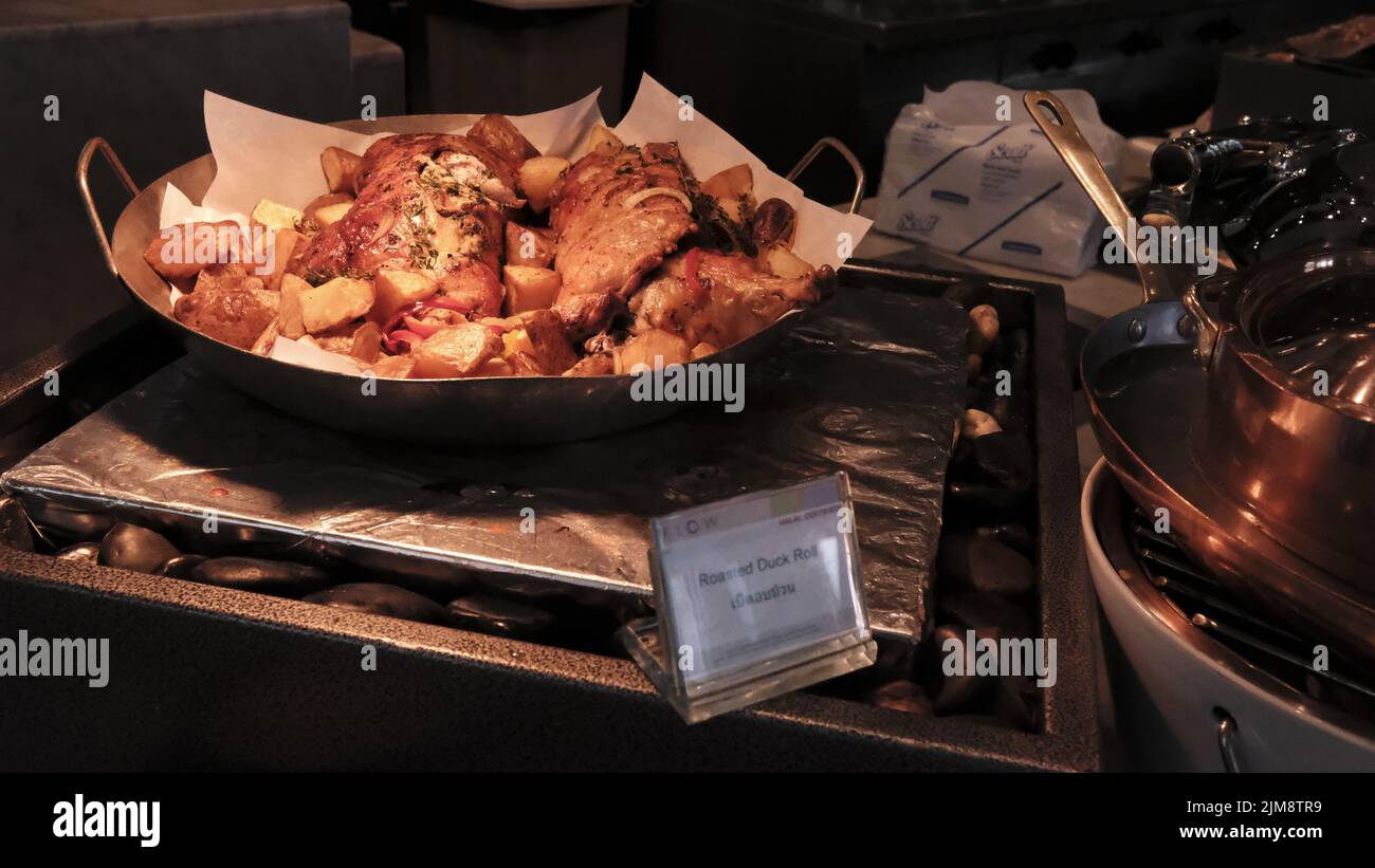 Marriott Marquis Queen's Park Upscale Lunch Buffet Bangkok Stock Photo ...