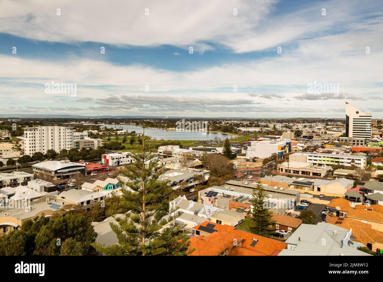 View over Bunbury from Marlston Hill Lookout, Western Australia Stock ...