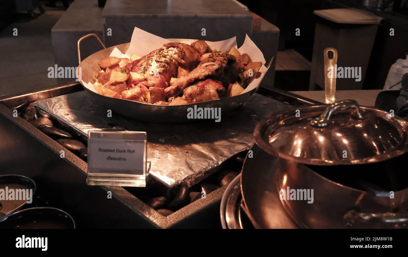 Marriott Marquis Queen's Park Upscale Lunch Buffet Bangkok Stock Photo ...