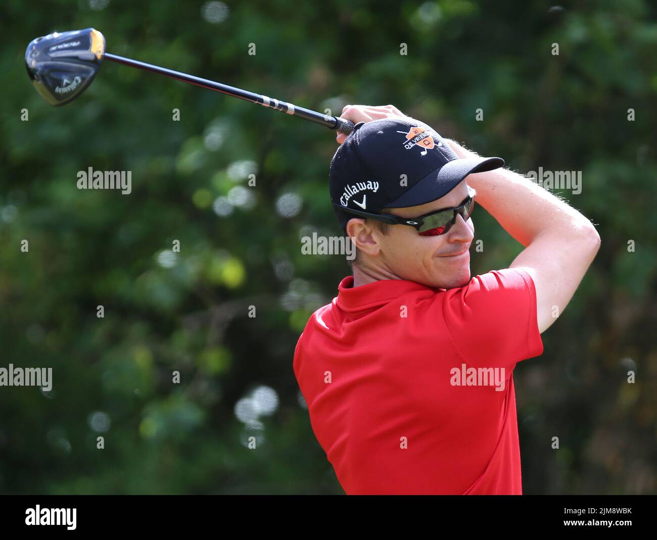 Daan Huizing during day two of the Cazoo Wales Open at the Celtic Manor ...