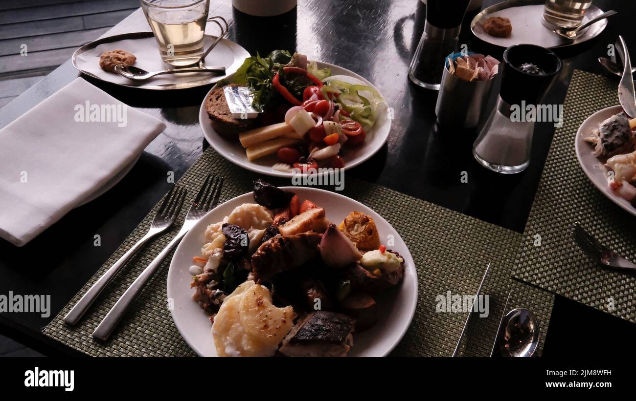 Marriott Marquis Queen's Park Upscale Lunch Buffet Bangkok Stock Photo ...