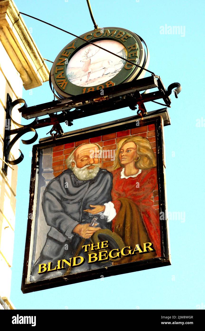 Blind Beggar public house Stock Photo - Alamy