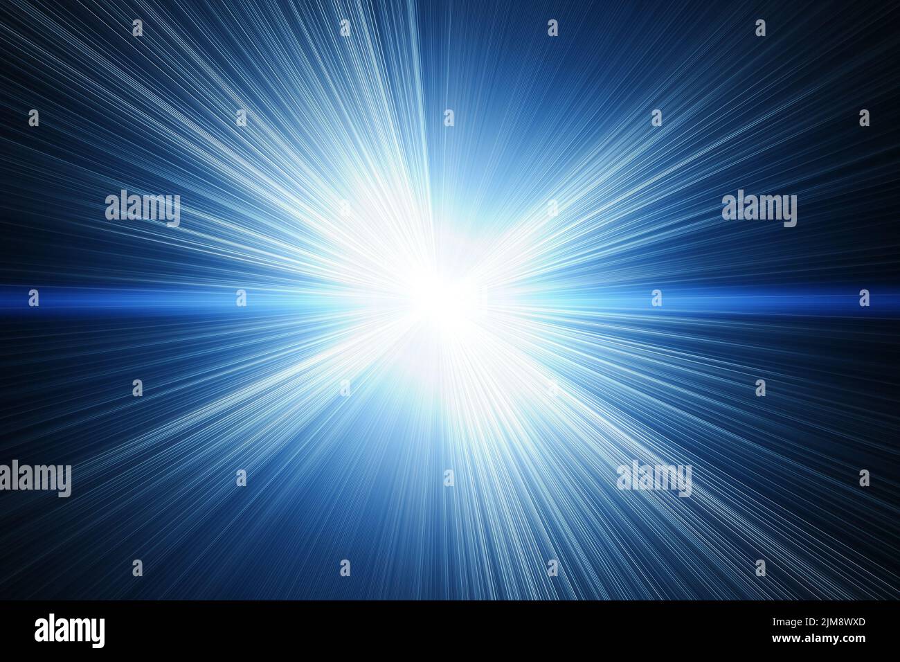 White flash on a blue backgrounds Stock Photo - Alamy