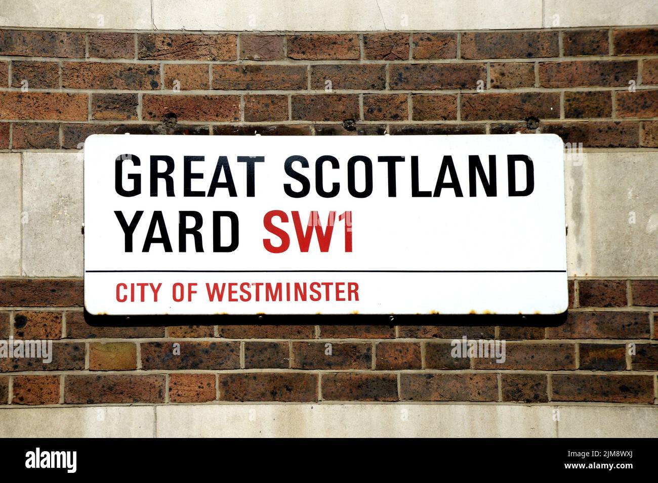 Great Scotland Yard sign Stock Photo - Alamy