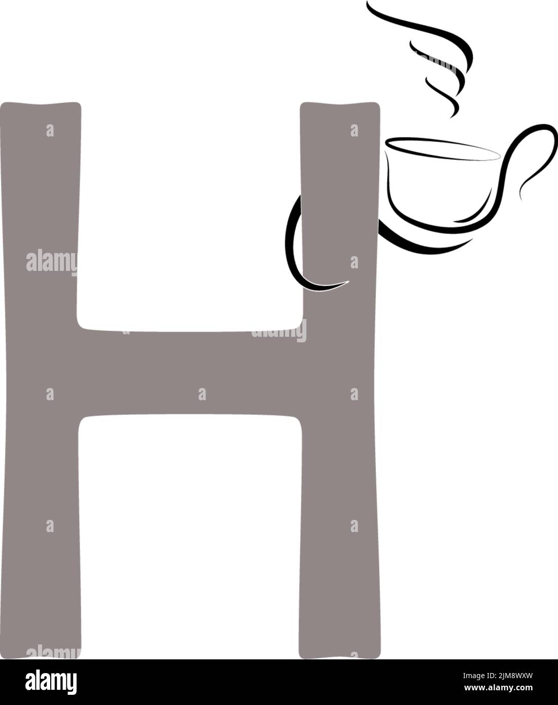 this is a letter H logo vector illustration design Stock Vector Image ...