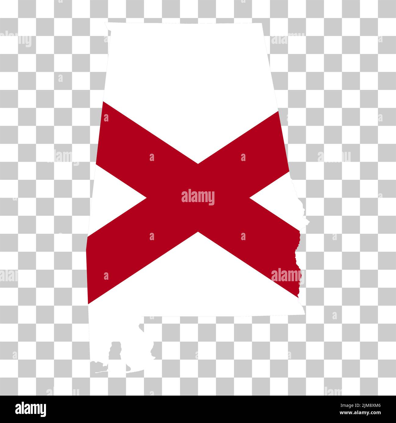 Alabama shape, united states of america. Flat concept icon symbol ...