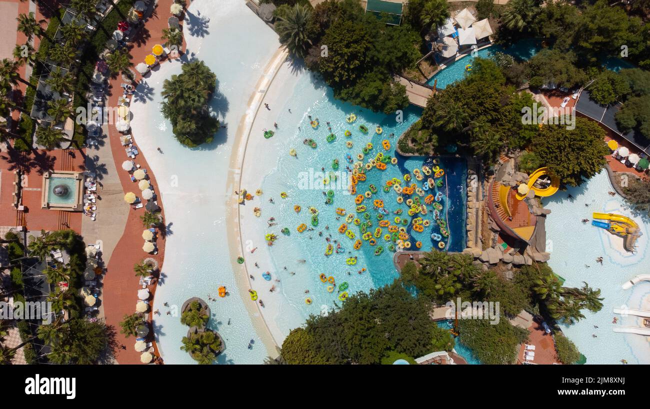 Aerial drone fun park hi-res stock photography and images - Alamy