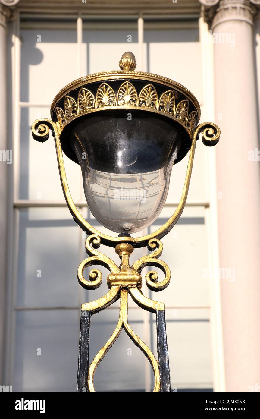 Gold lighting assembly Stock Photo - Alamy