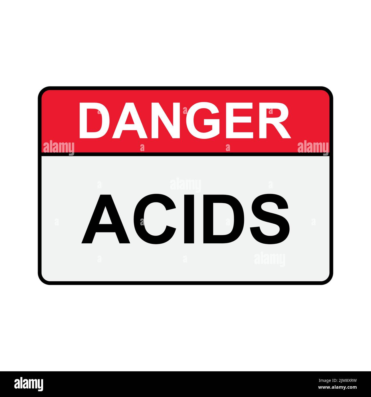 Danger acids sign icon vector for graphic design, logo, website, social ...
