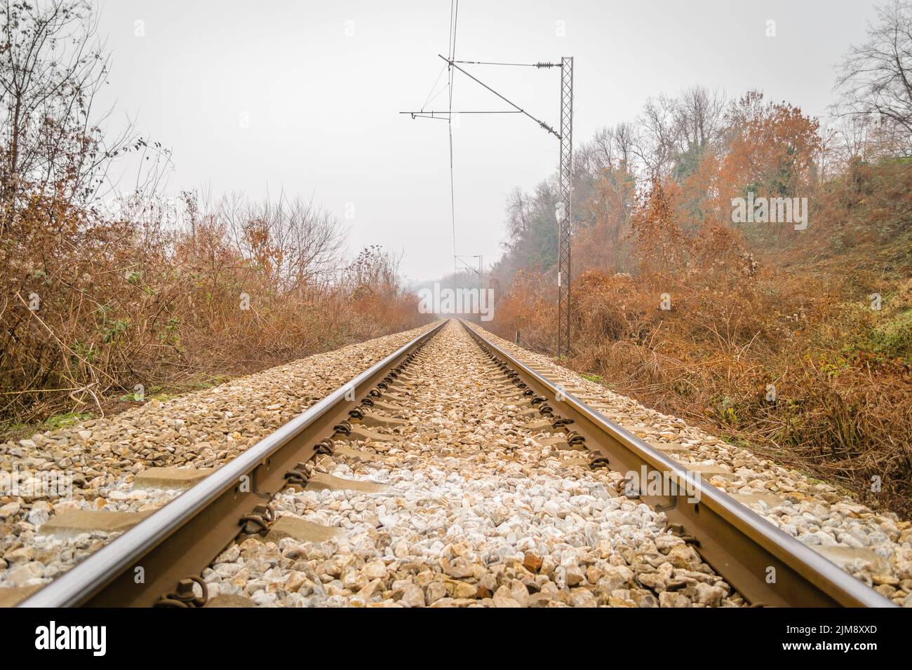 Track and roadbed hi-res stock photography and images - Alamy
