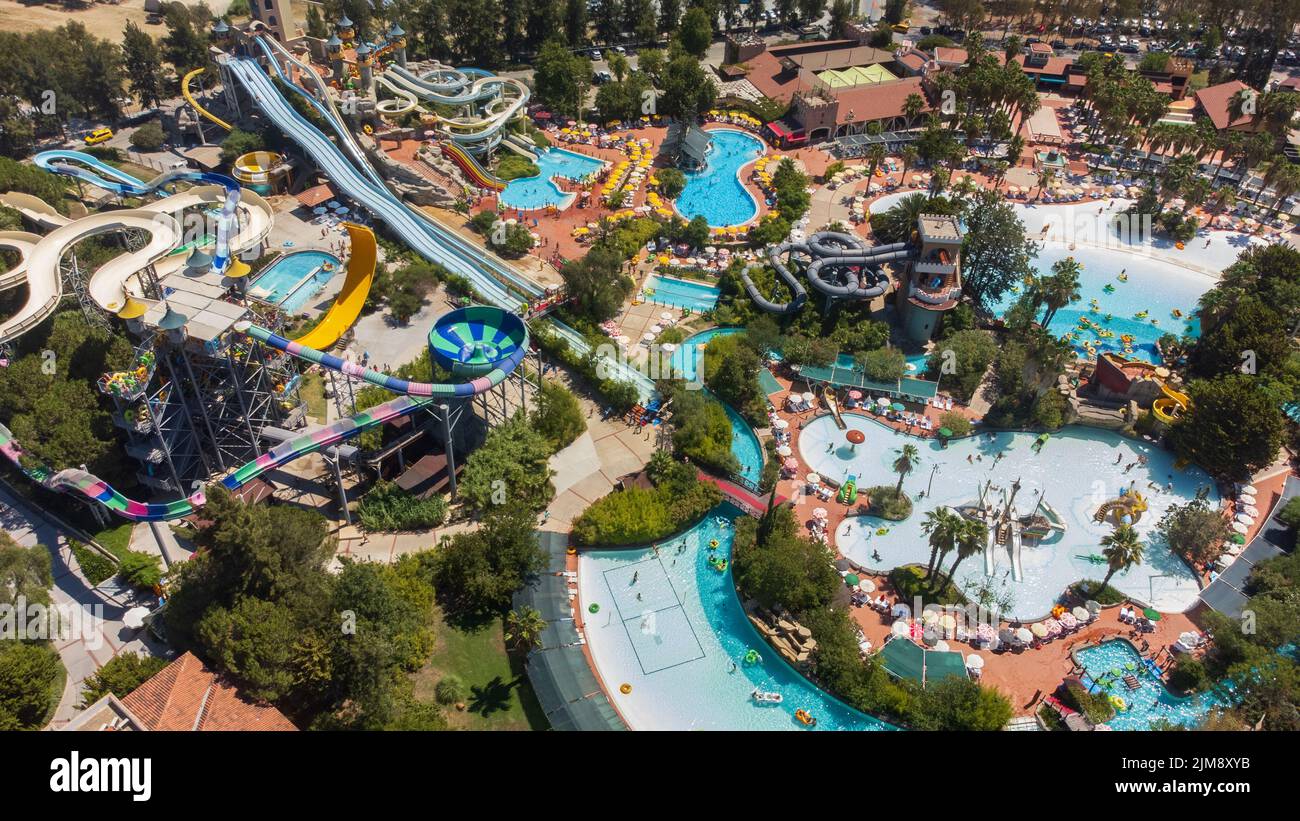 Waterpark aerial view hi-res stock photography and images - Alamy