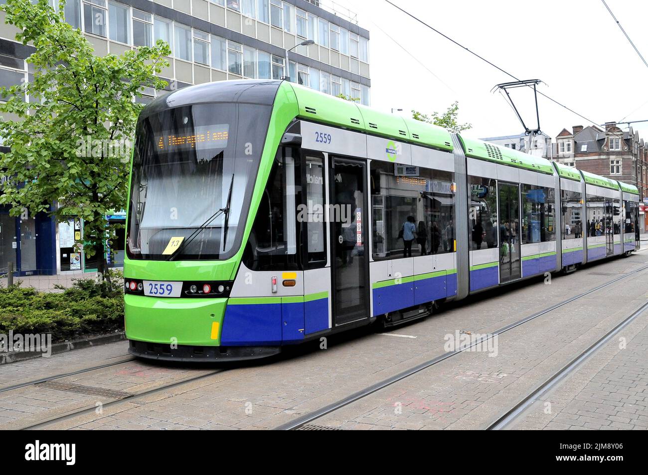 New London tram Stock Photo - Alamy