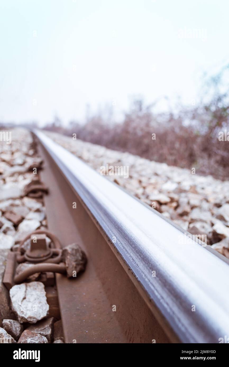 Railway track background rail concrete hi-res stock photography and ...