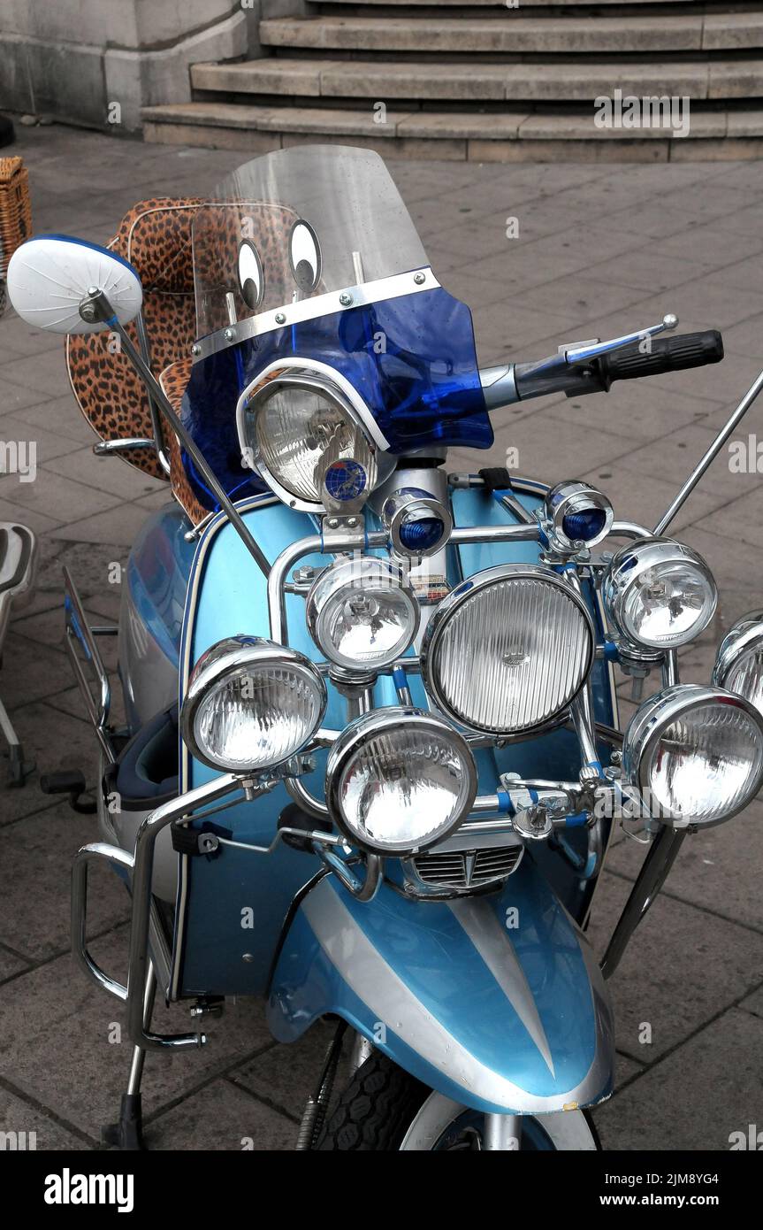 1970's lambretta scooter Stock Photo - Alamy