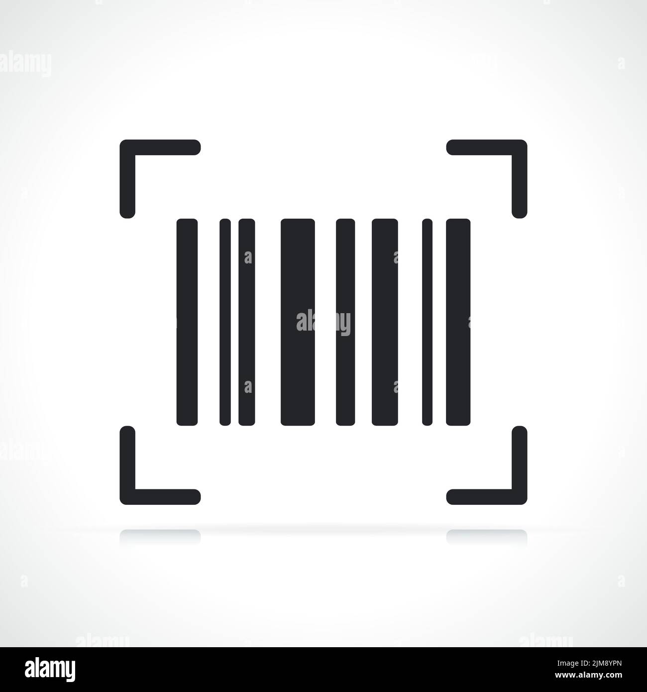 barcode or bar code icon isolated illustration Stock Vector Image & Art ...