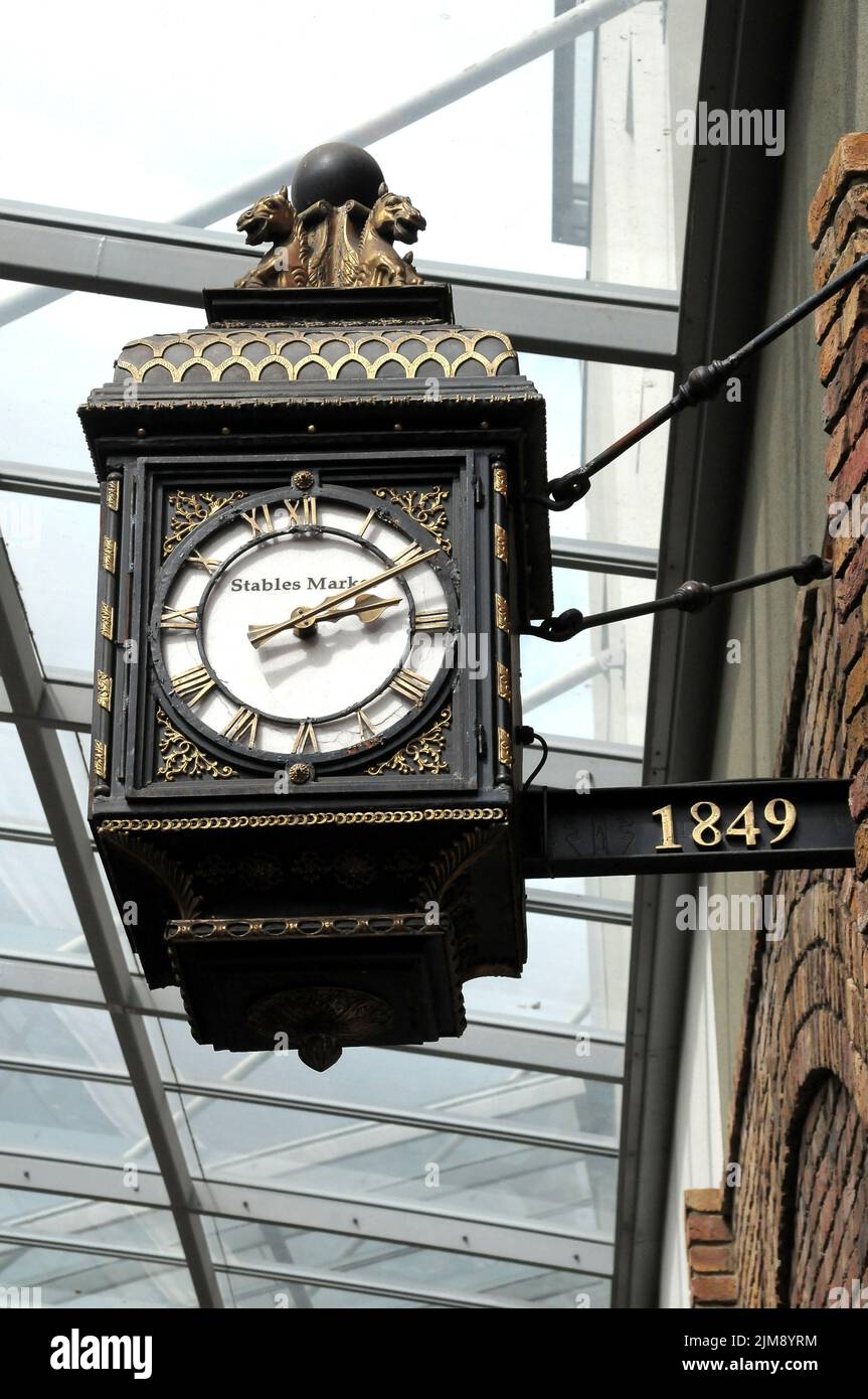 Stables Victorian clock Stock Photo - Alamy