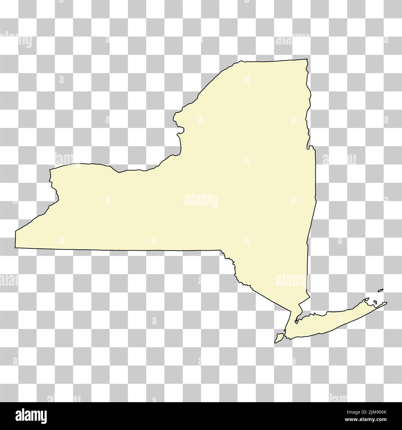 New york map shape, united states of america. Flat concept icon symbol ...