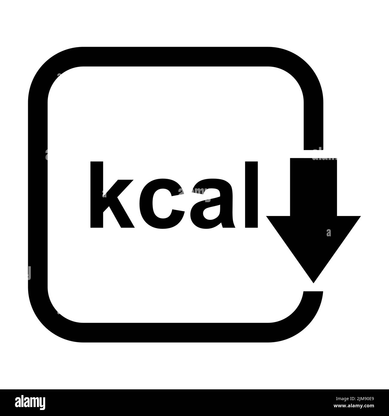 Calories healthy diet icon, nutrition food low sign, kcal zero web ...